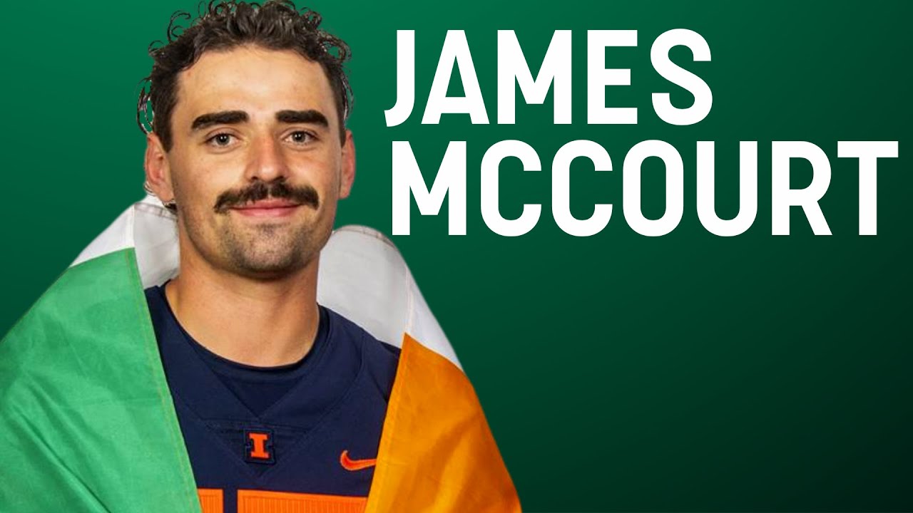 An Irishman on the brink of NFL history | James McCourt interview - YouTube