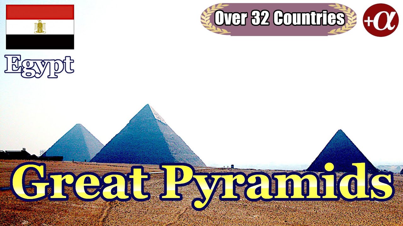 Cairo, Egypt: The three major pyramids in Giza gleamed beautifully in ...