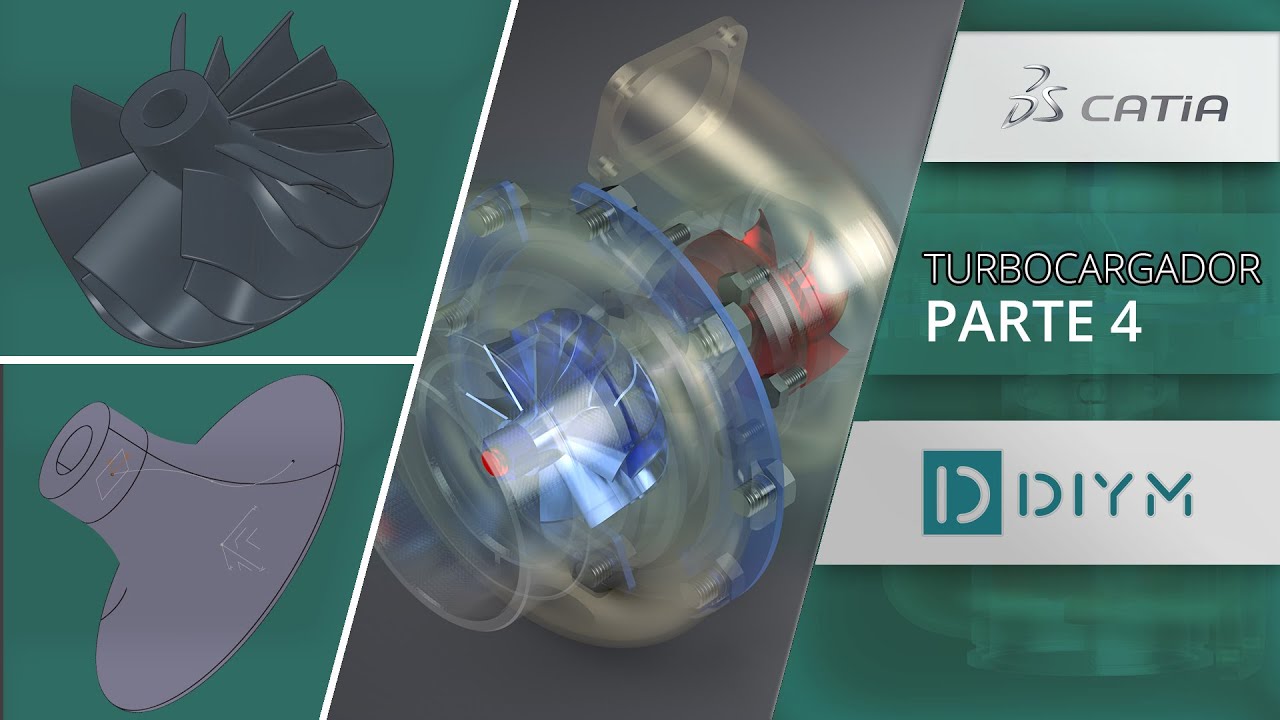 Tutorial paso a paso - CATIA: Rotor del compresor #3d #diseño # ...