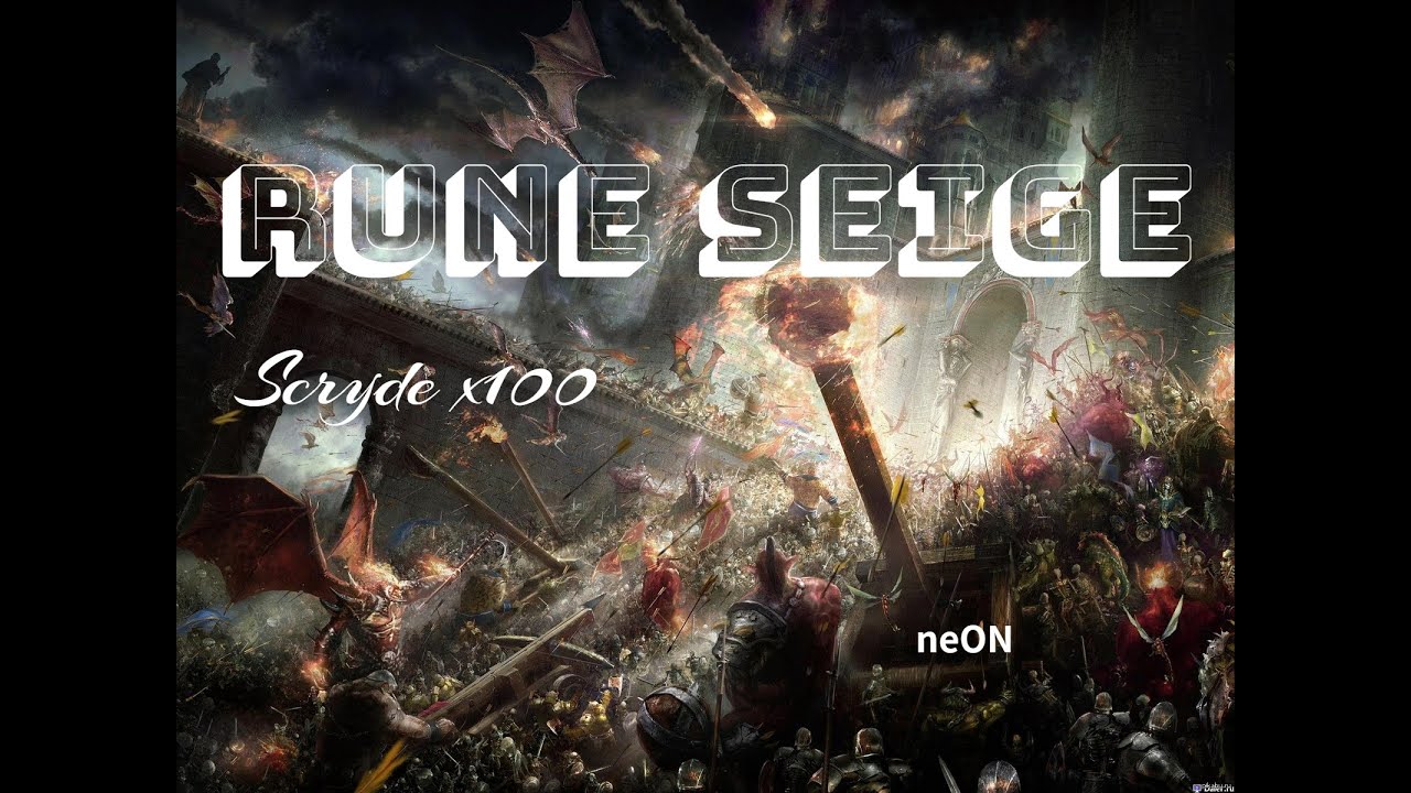 Lineage 2 Rune Seige pvp Scryde x100/ PVP Биг и Мид вара. Seige la2 ...