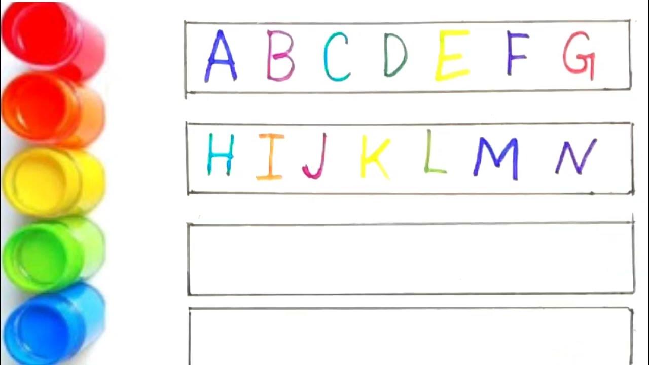 Alphabet A to Z| Learn Alphabet uppercase and lowercase letters ...