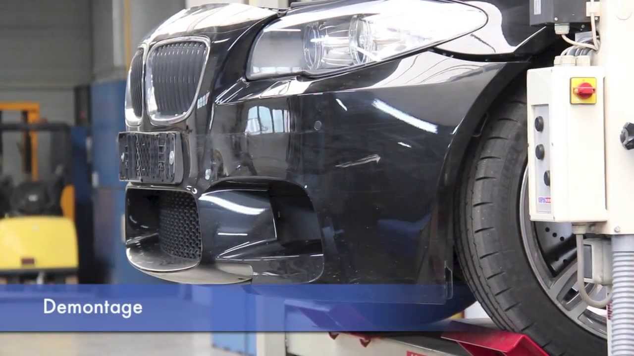 BMW M5 actieve voetganger bescherming - YouTube