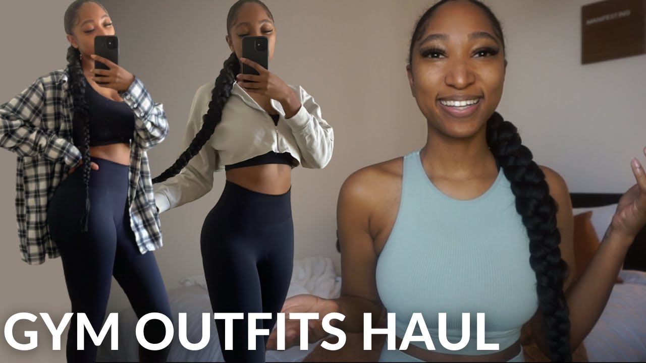 GYM OUTFITS HAUL | leg day outfits - YouTube