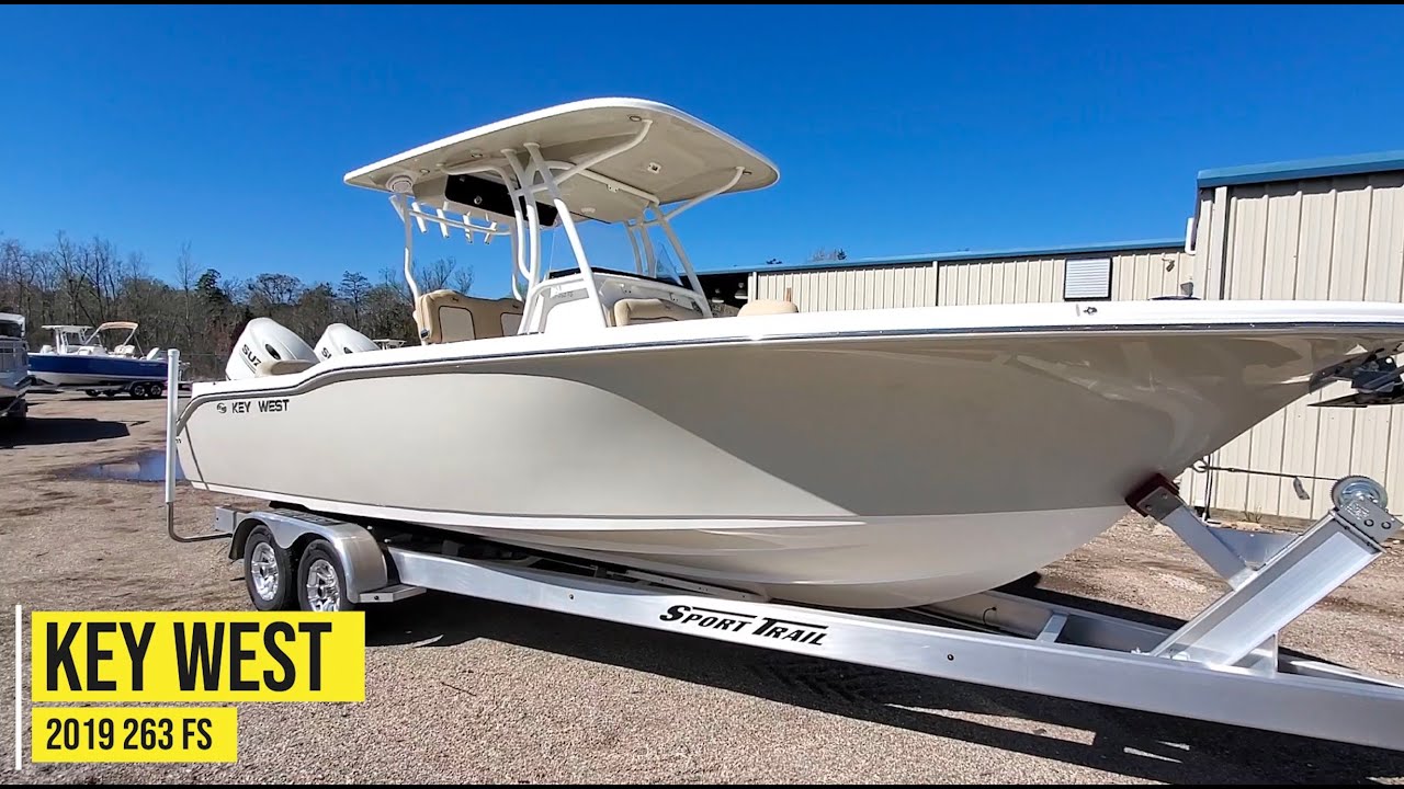 Review of the 2019 Key West 263 FS - YouTube