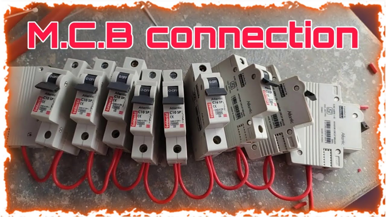 How to connect DB ( M.C.B Box ) With E.L.C.B - YouTube