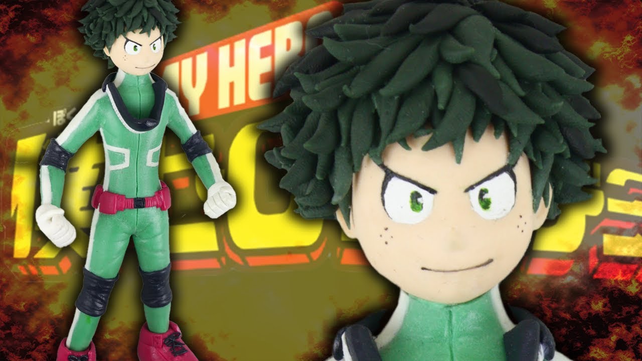 IZUKU (DEKU) l BOKU NO HERO ACADEMIA "TUTORIAL" POLYMER CLAY COLD ...