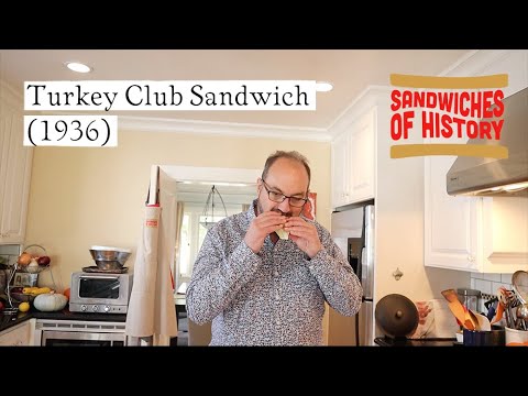 Turkey Club Sandwich (1936) on Sandwiches of History⁣