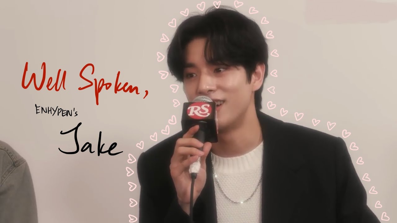 Enhypen Jake is well spoken, attentive & supportive in interviews 🥰 ...