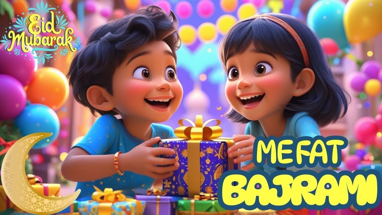 Me Fat Bajrami | Këngë Festive për Fëmijë 🌙 - YouTube