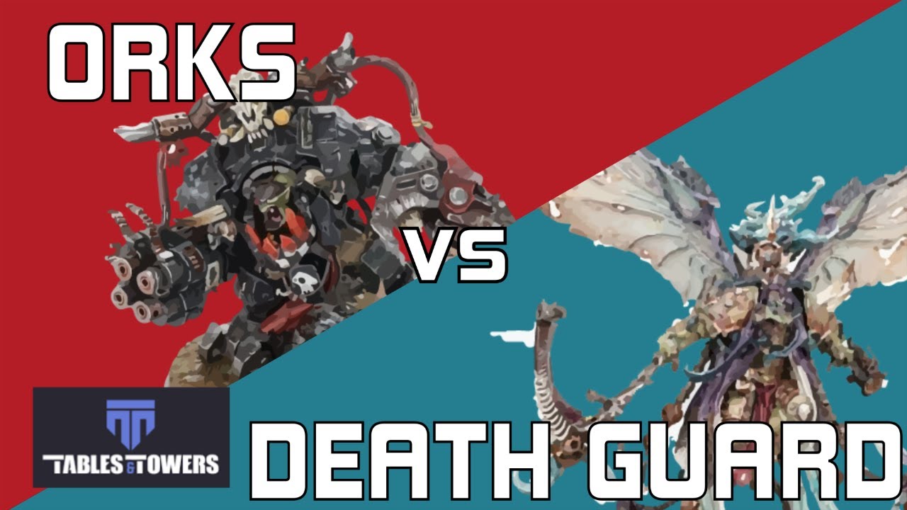 Orks (Shane Watts) vs. Death Guard (Jesse Melvin) Flames of Autumn 40k ...