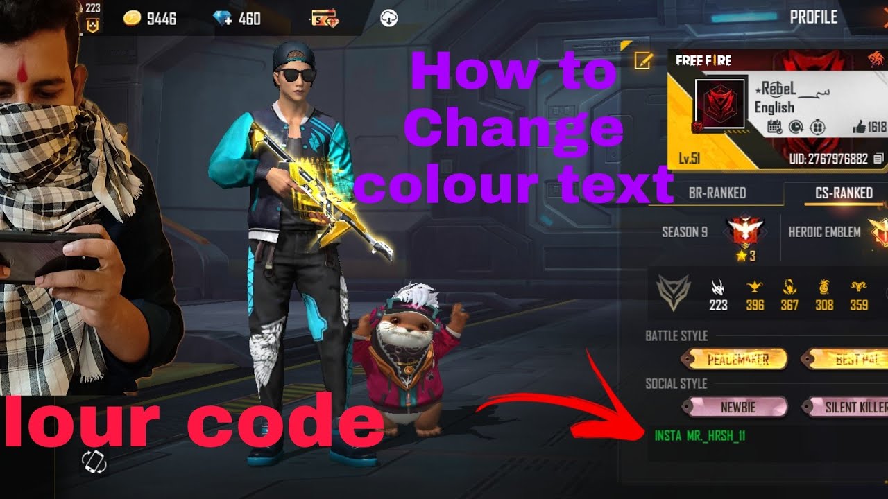 HOW TO CHANGE YOUR TEXT|| RED, YELLOW, GREEN, PINK, PURPLE, BLUE ...