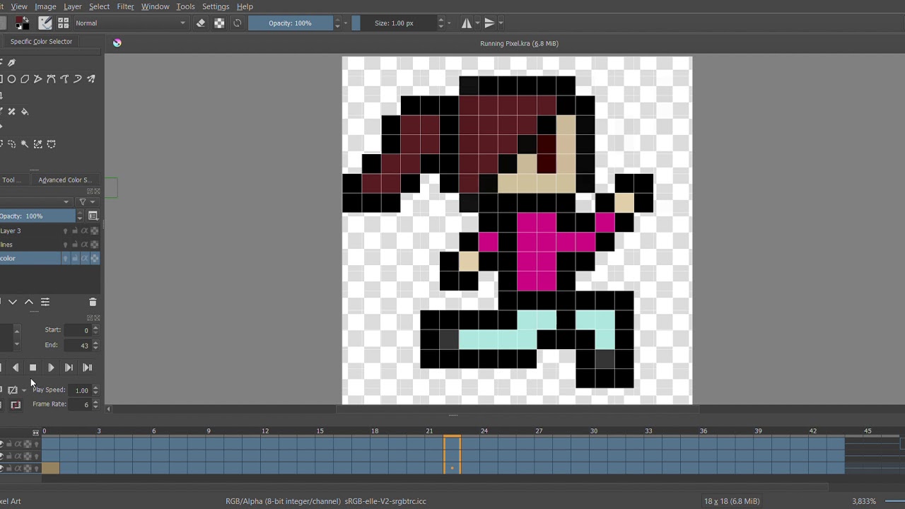 Pixel Animation Run Cycle - YouTube