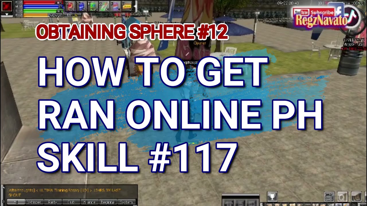 HOW TO GET SKILL 117 ON RAN ONLINE | SPHERE 12 - YouTube