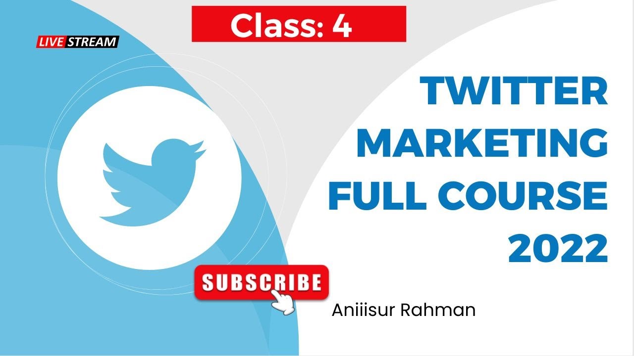 Twitter Marketing Tutorial in Bangla 2022 Twitter Marketing Full Course ...