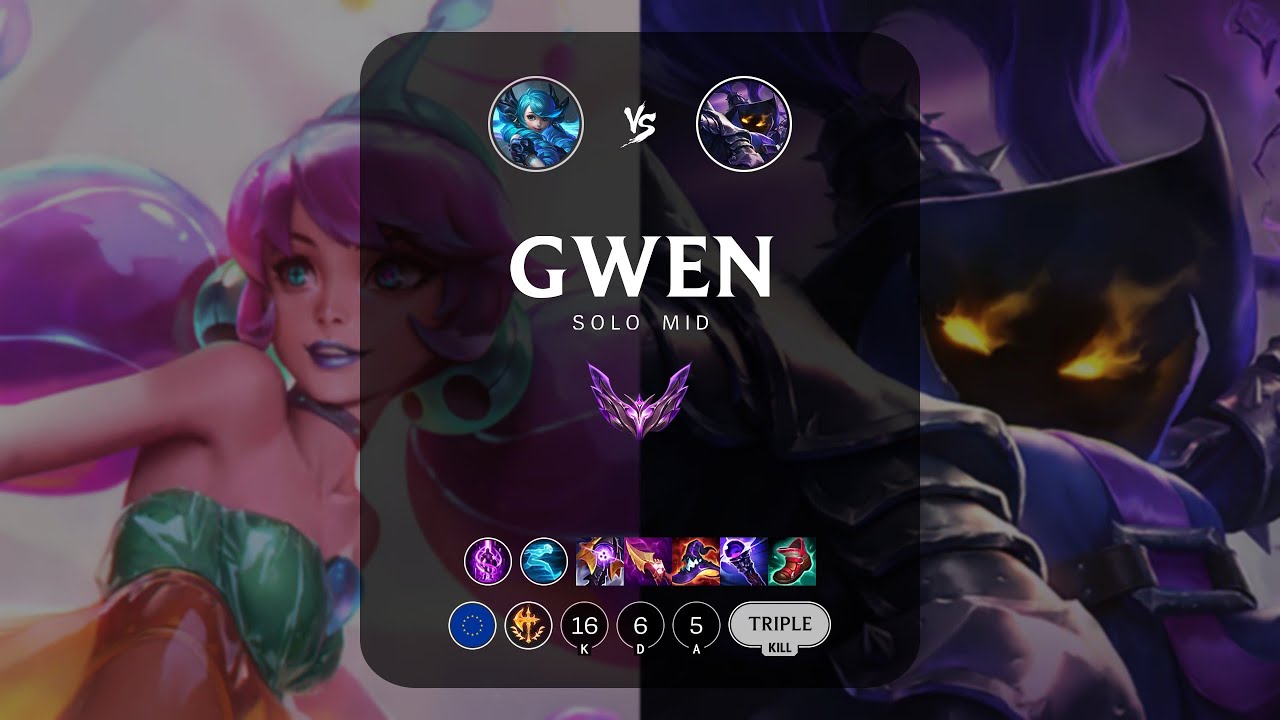 Gwen Mid Vs Veigar Euw Master Patch 139 Youtube 1765