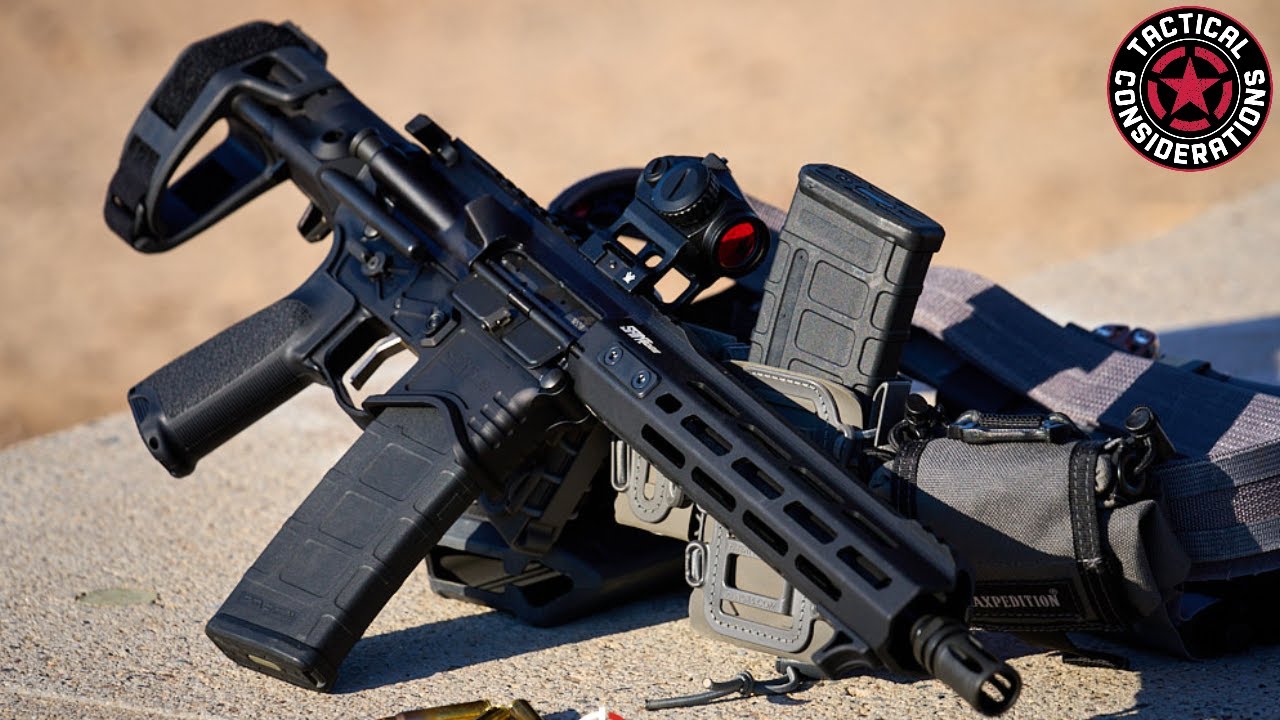 Springfield Saint Edge Pistol And SB Tactical PDW Brace - YouTube
