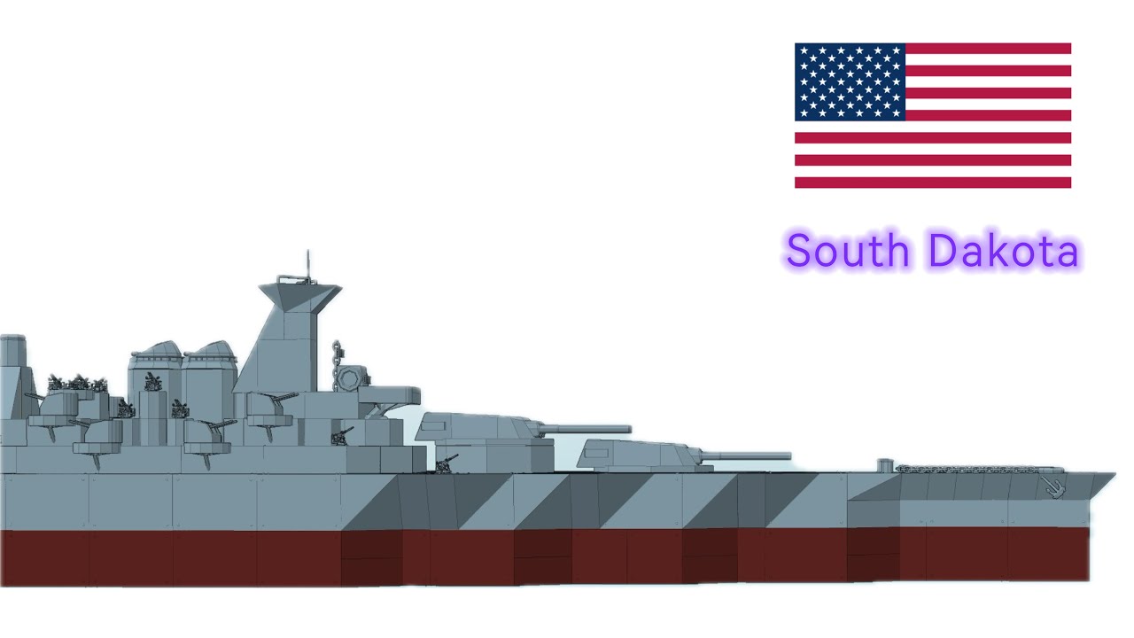Warship craft - South Dakota tutorial - YouTube