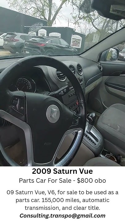 09 Saturn Vue For Sale - $800 - YouTube