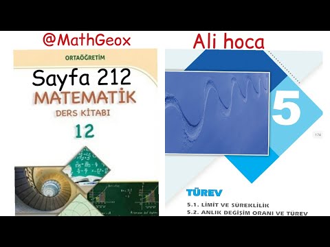 MEB 12.SINIF MATEMATİK KİTABI ALIŞTIRMA ÇÖZÜMLERİ SAYFA 212