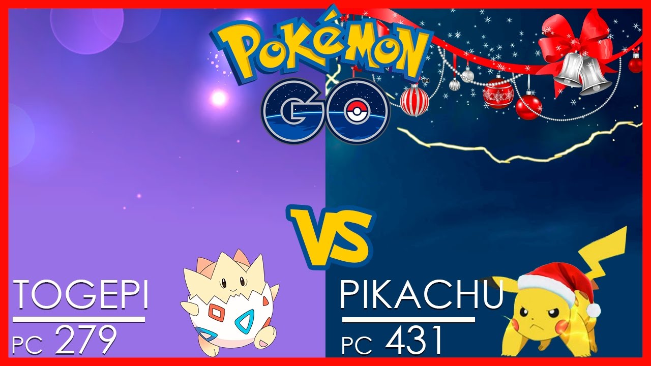 Pokémon GO Gym Battle 💣 OMG! TOGEPI vs HOLIDAY PIKACHU - YouTube