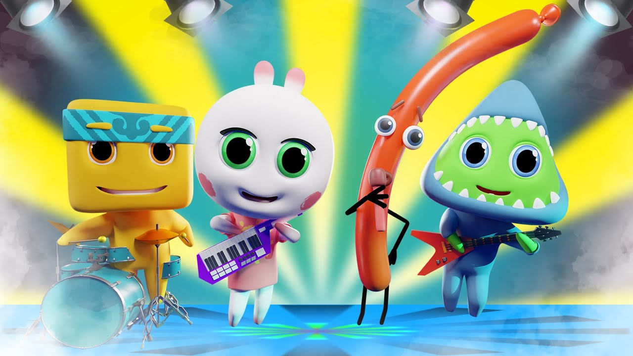 Funny Aliens Musical Band (Choko, Tiki, Taka, Loko) | D Billions Kids ...