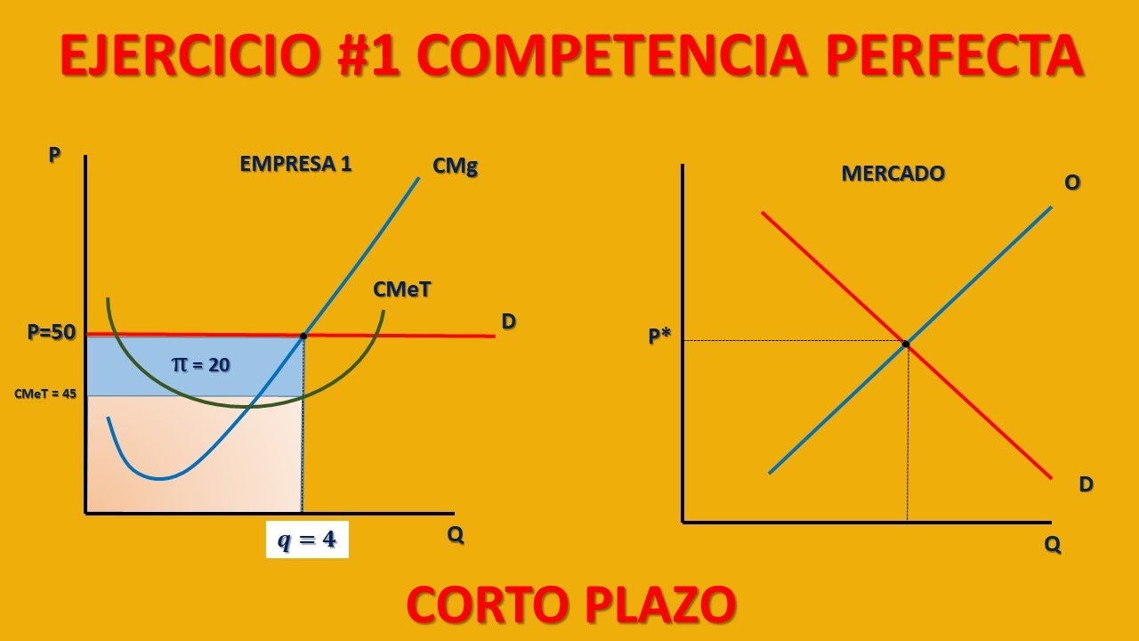 Ejercicio #1 Mercado de Competencia Perfecta a Corto Plazo - YouTube