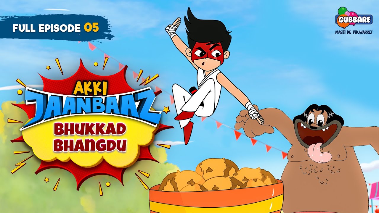 Akki Jaanbaaz - Full Episode | Bhukkad Bhangdu | Hindi Cartoon for Kids ...