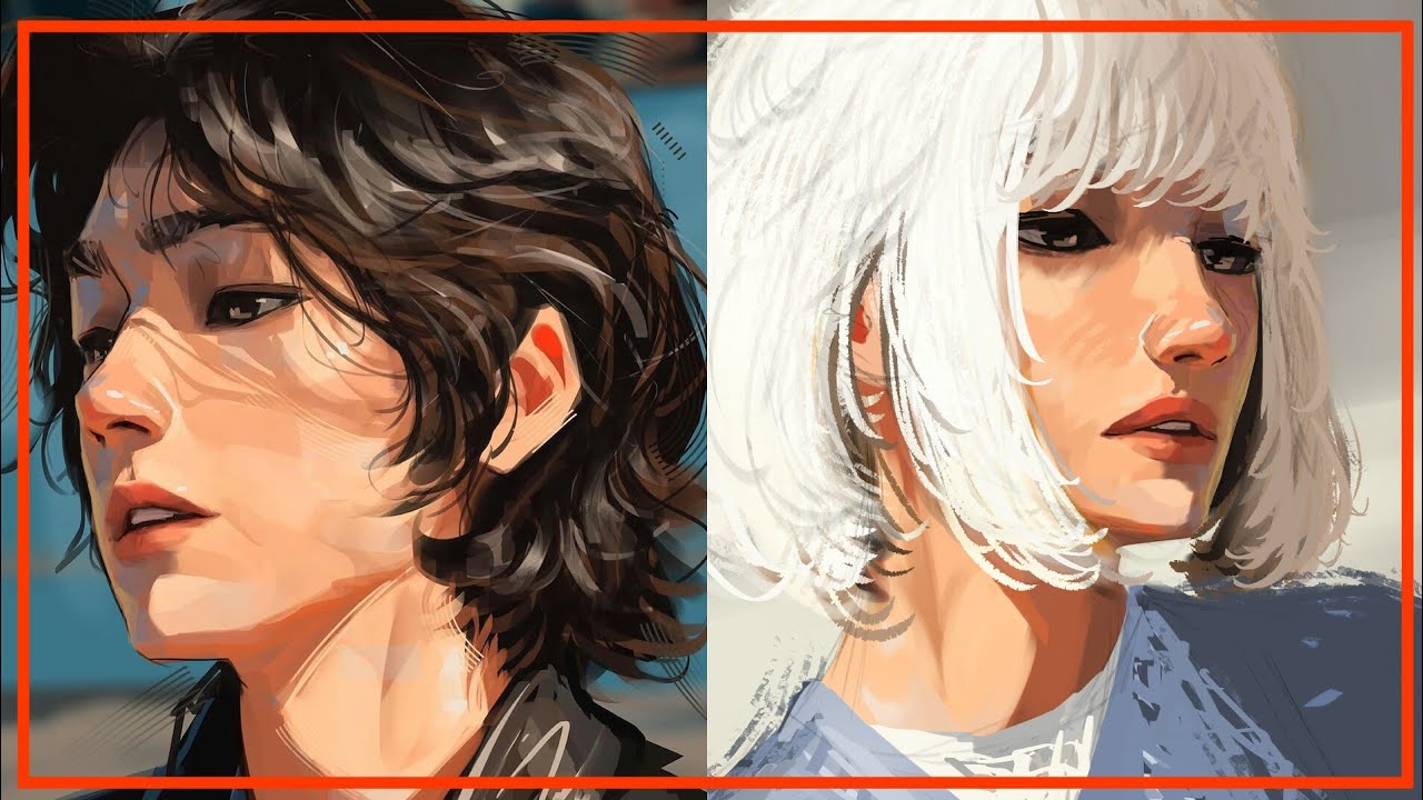 Trying to paint like samdoesart - YouTube