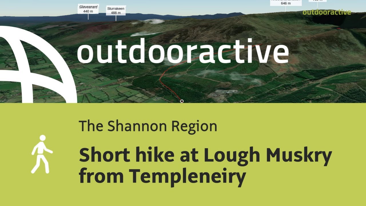 Short hike at Lough Muskry from Templeneiry - YouTube
