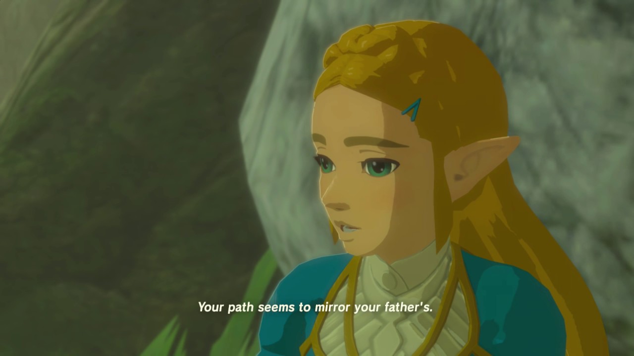 The Legend Of Zelda: Breath of The Wild Zelda sees Link's determination ...