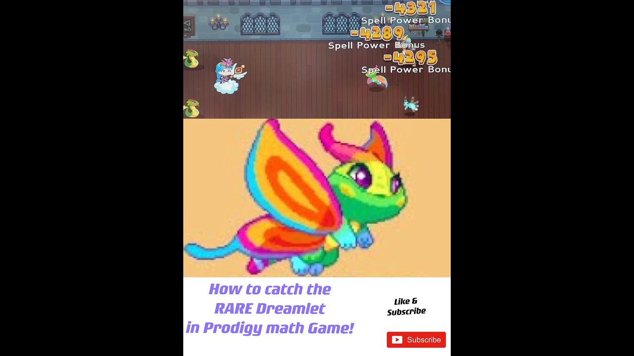 How to find rarer than Diamond Dreamlet in Prodigy MATH Game! - YouTube