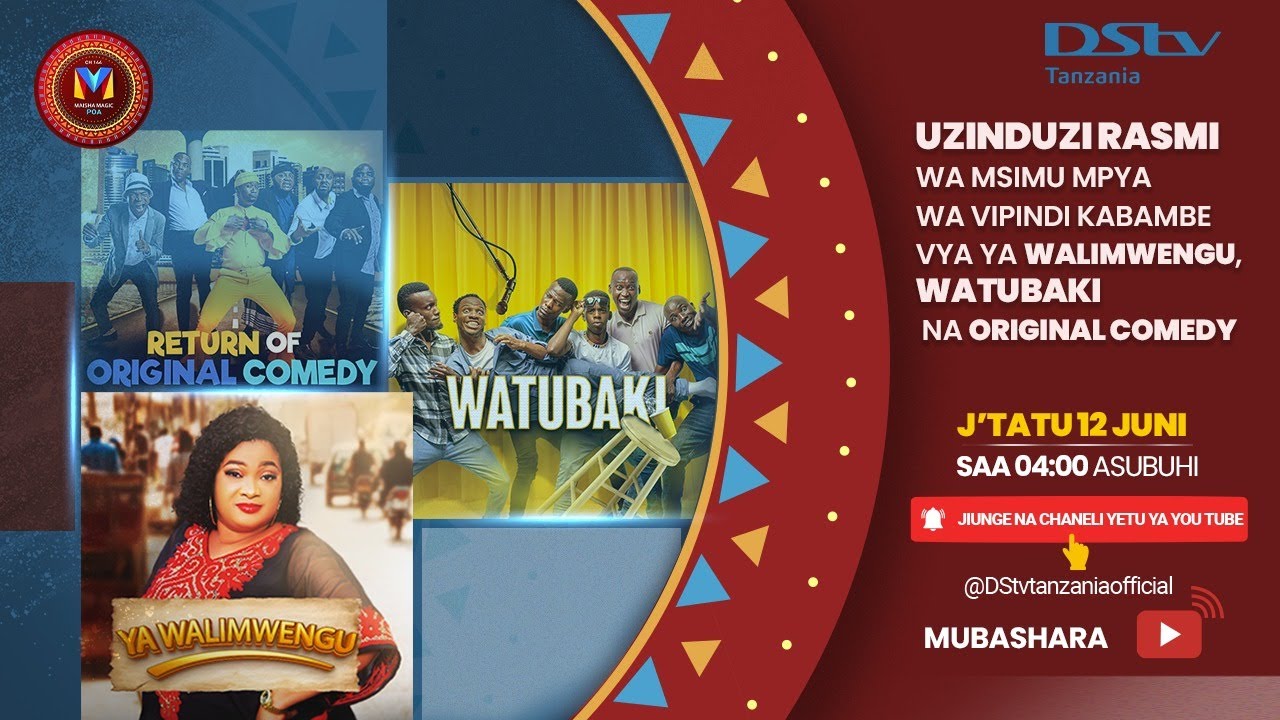 UJIO MPYA WA ORIGINAL COMEDY, WATUBAKI NA WALIMWENGU NDANI YA DSTV ...