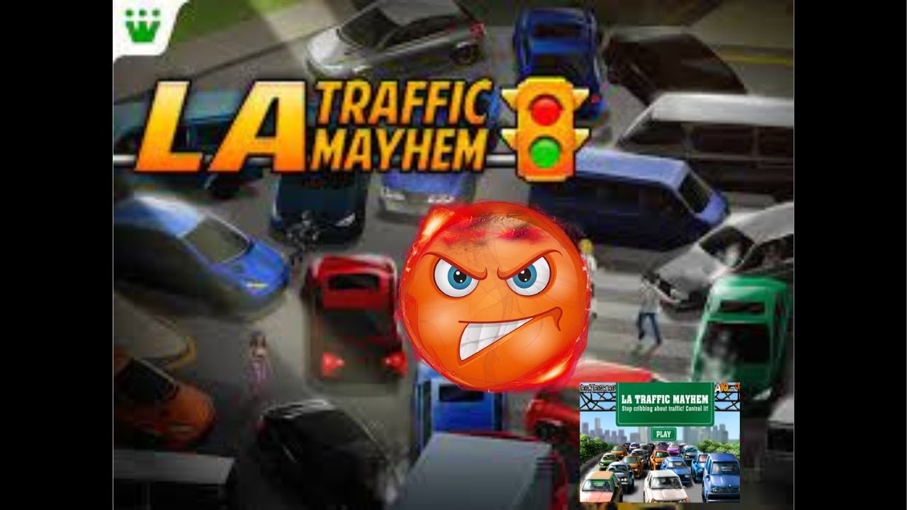 THIS IS A TRAFIC GAME TO HARD let's play la traffic mayhem - YouTube