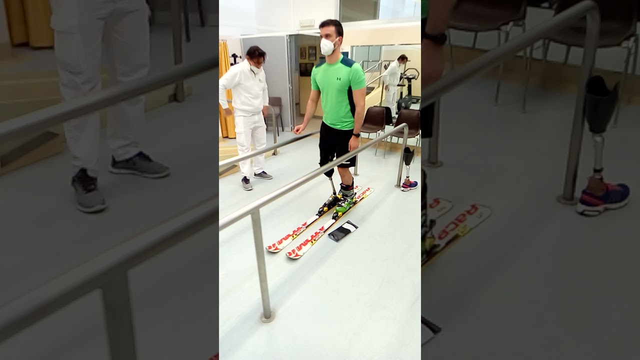 PROTESI SPORTIVA DA SCI ARTE ORTOPEDICA - YouTube