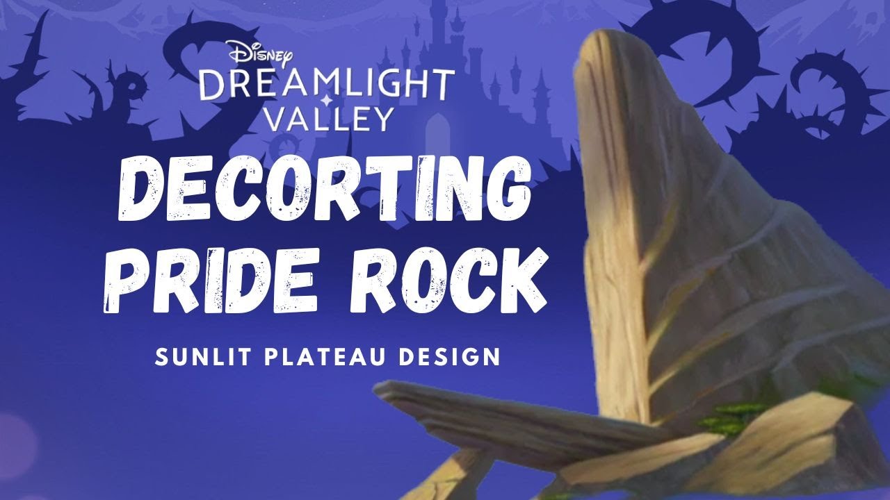 Designing Pride Rock | Dreamlight Valley - YouTube