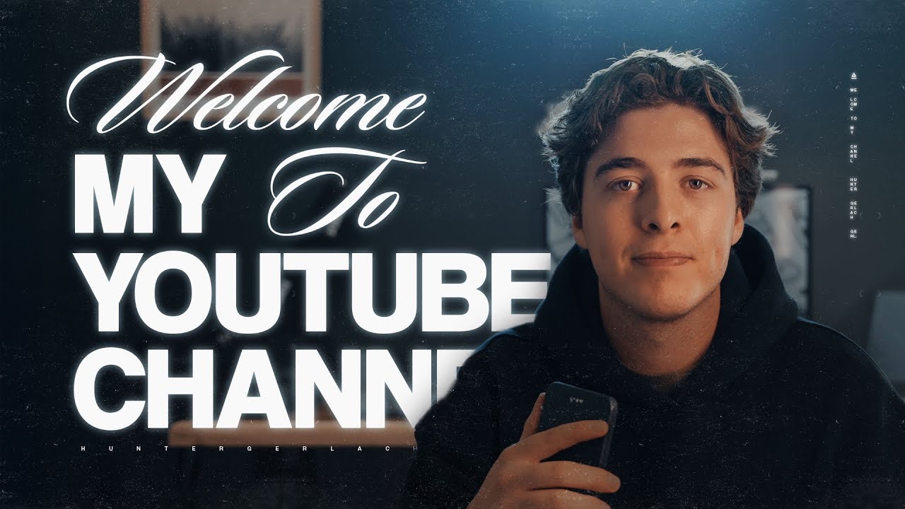 Welcome To My Channel - YouTube