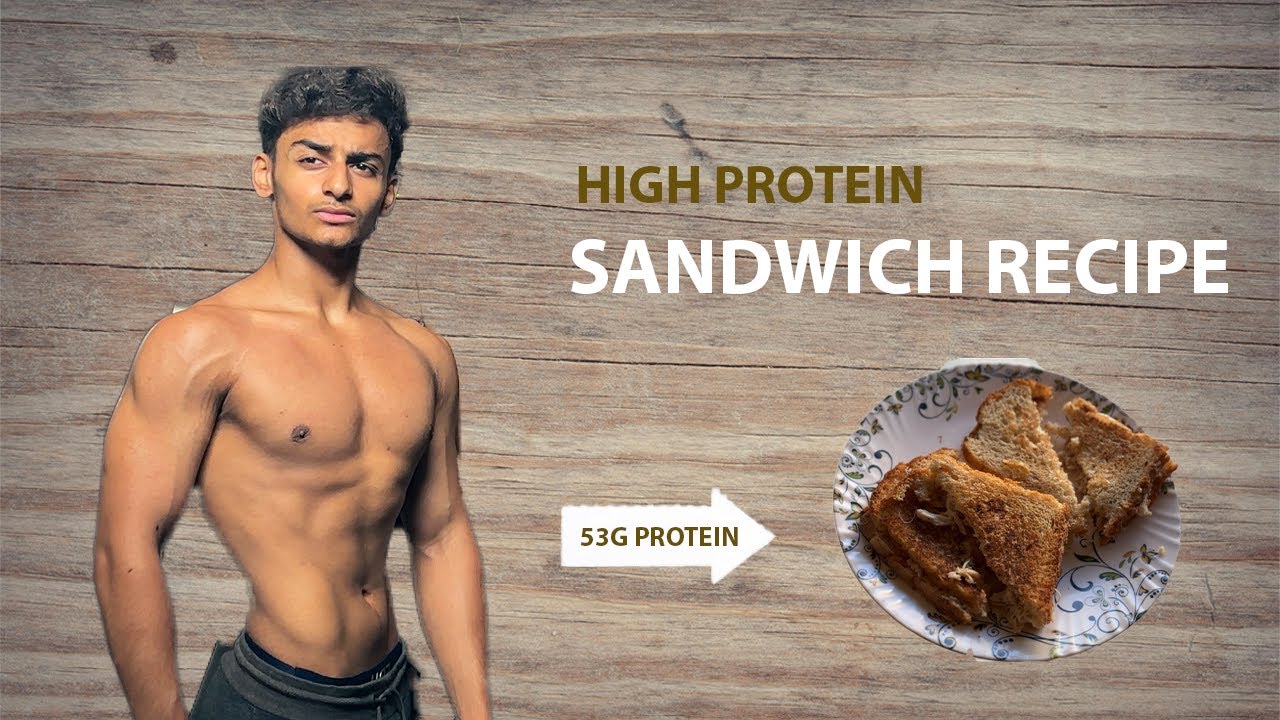 High Protein Chicken Sandwich Recipe & Intense Push Workout - YouTube