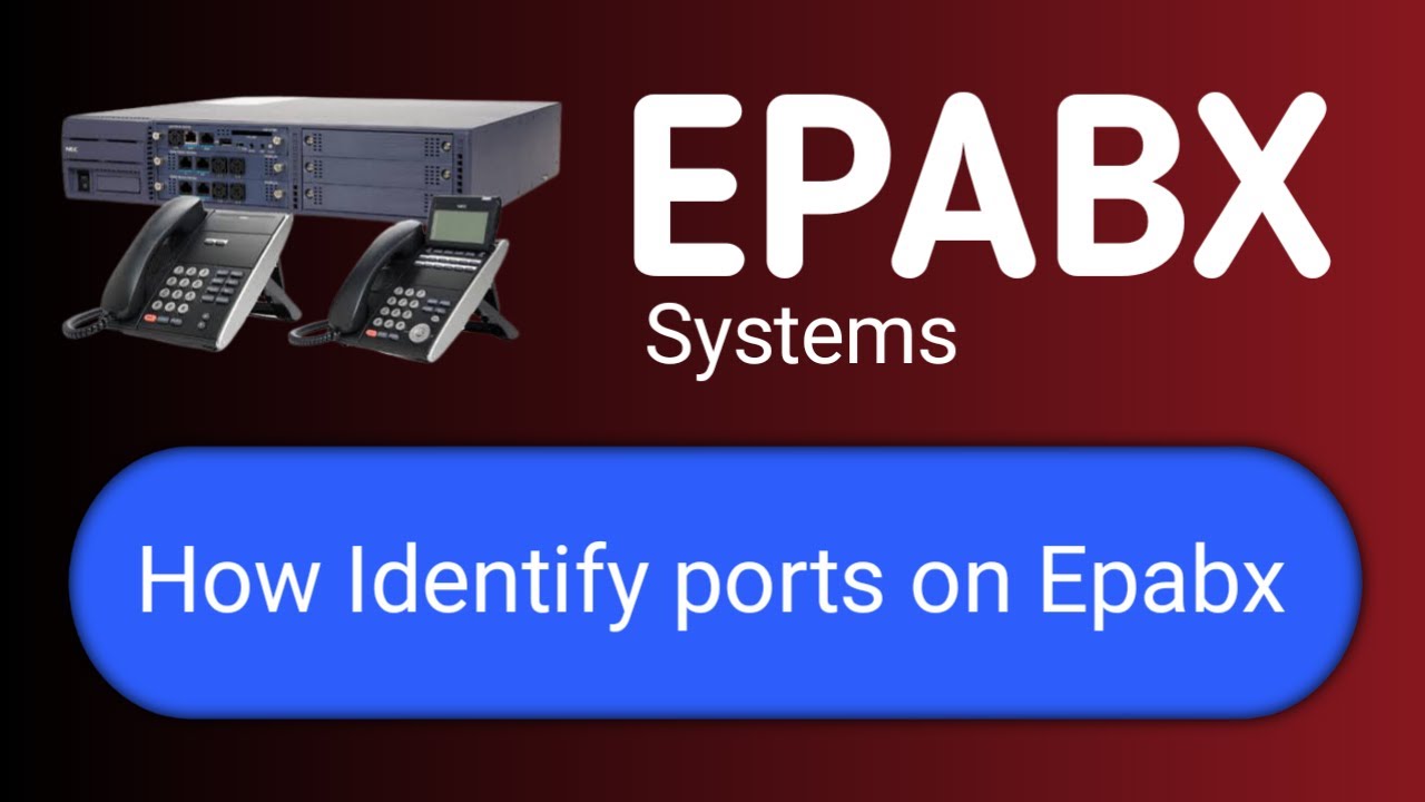Epabx System | How to identify port on EPABX | Epabx system ...