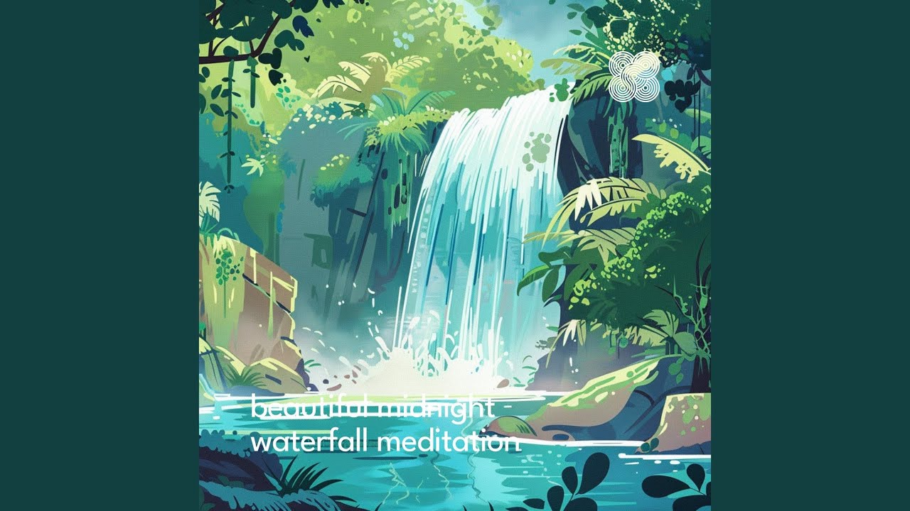 Soothing Downstream Waterfall Flow - YouTube