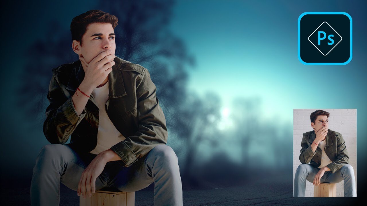 Photoshop Tutorial_Change background_Boy_photoshop cs4 - YouTube