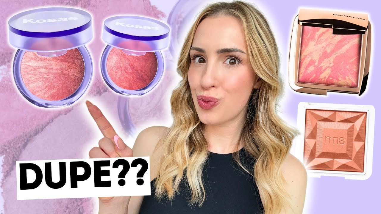 KOSAS BLUSH is LIFE BAKED BLUSHES 😲 HOURGLASS DUPE? Review & Swatches ...