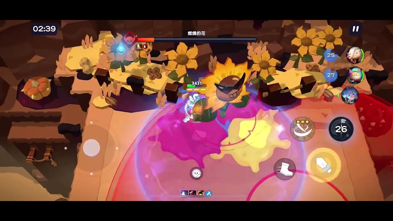 薑餅人之塔 極限boss 燃燒的花-10 「純水」 cookie run tower of adventures extreme boss ...
