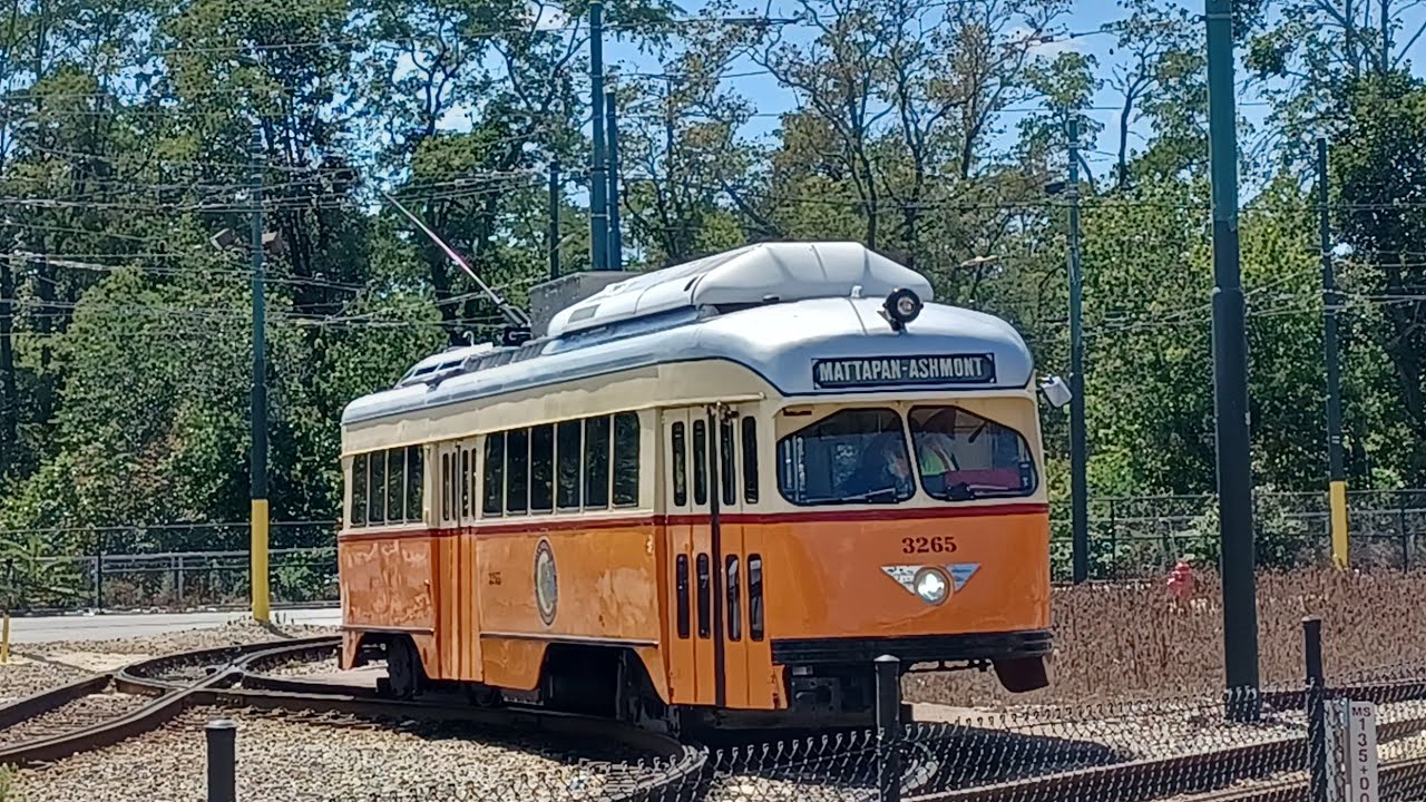 MBTA Mattapan Line: Overhauled 1946 Pullman-Standard PCC #3265 Ride ...