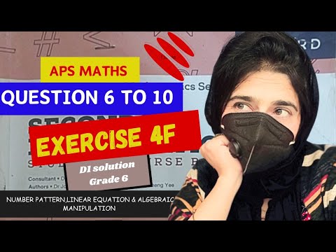 Exercise 4F Question no 6 to 10 New secondary Mathematics||chapter 1 D1 ...