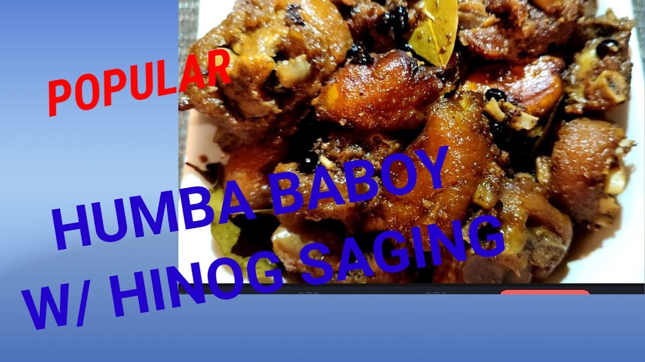 EASY PORK HUMBA RECIPE/HUMBA W/BANANA - YouTube