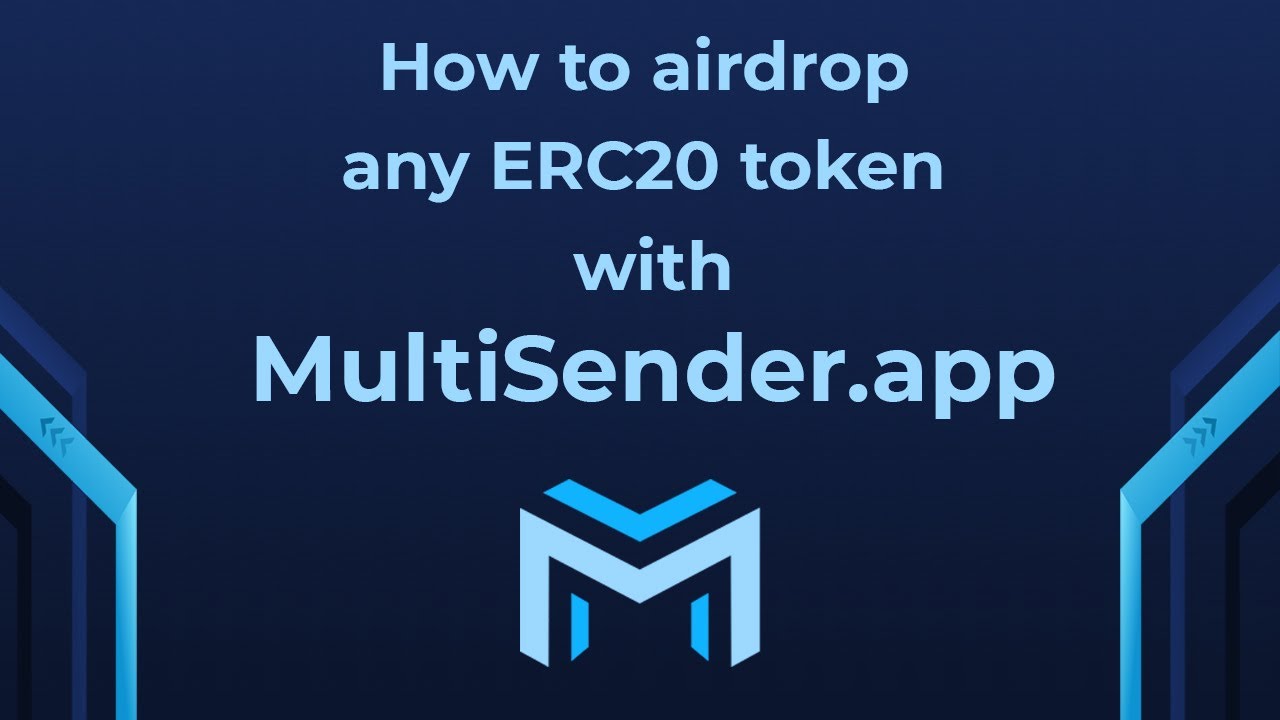 How to airdrop ANY ERC20 token with Multisender app - YouTube
