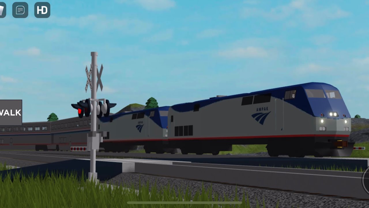 Train Simulator (Beta) Amtrak passenger train - YouTube