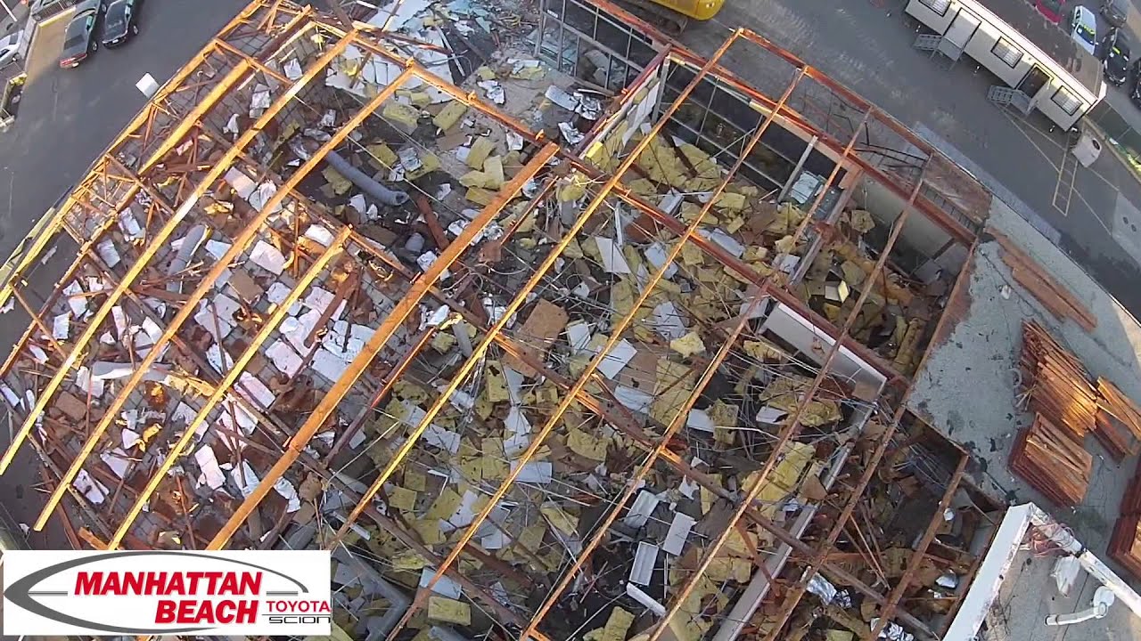 Flyover the construction - YouTube