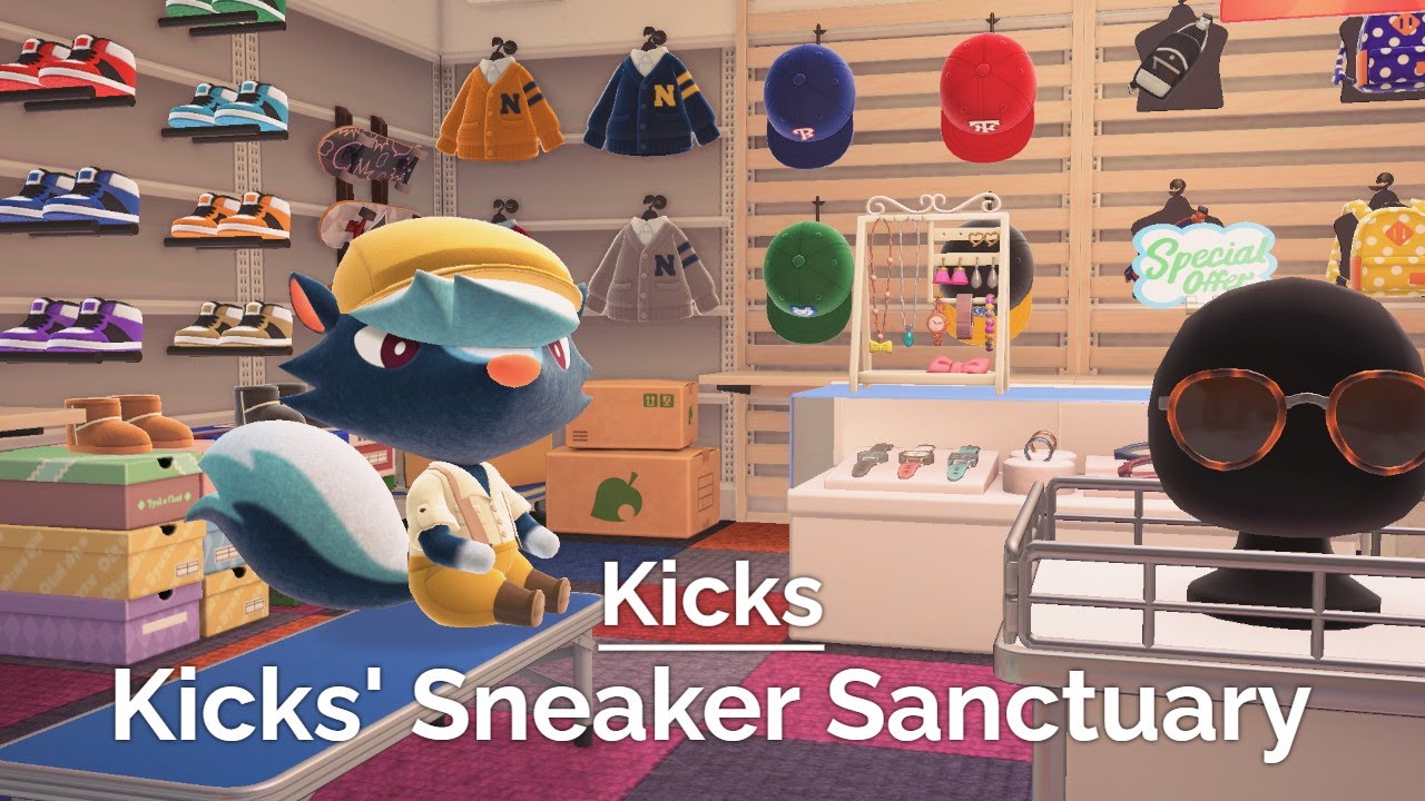 ACNH HHP Build #175 | Kicks - Kicks' Sneaker Sanctuary - YouTube