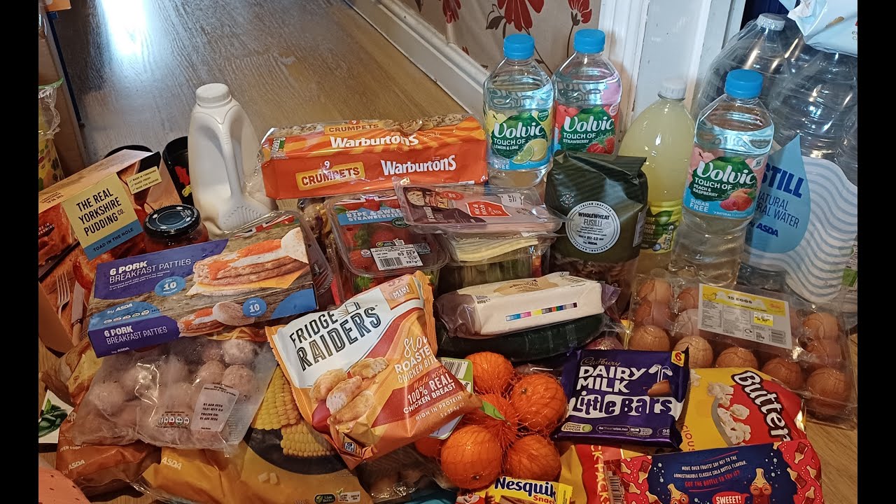 31/8/2024. Shopping delivery haul from asda. Enjoy! X - YouTube